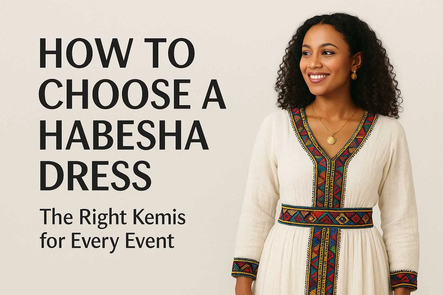 How to Choose a Habesha Dress | The Right Kemis for Every Event